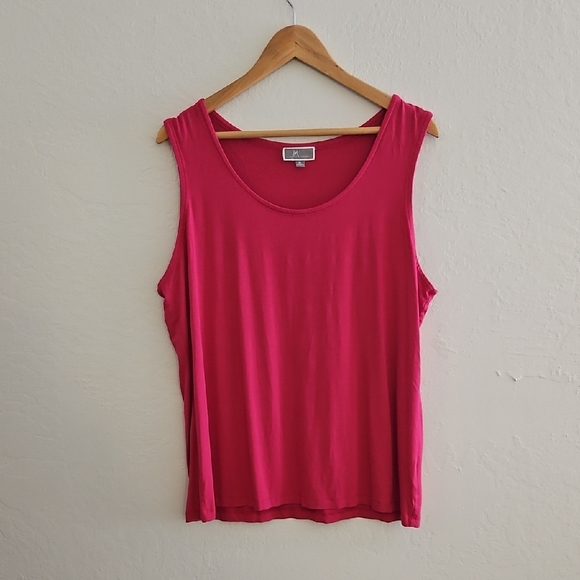 JM Collection | Tops | Fuchsia Pink Tank Top Vguc | Poshmark